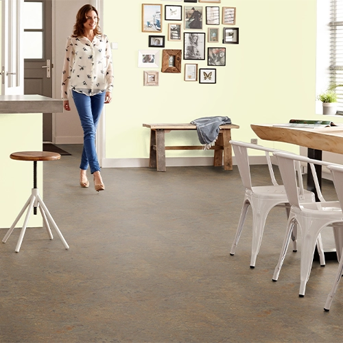 Cork Tree Forbo Marmoleum Click 4 CinchLoc SEAL 12" x 12" Tiles - Green ...